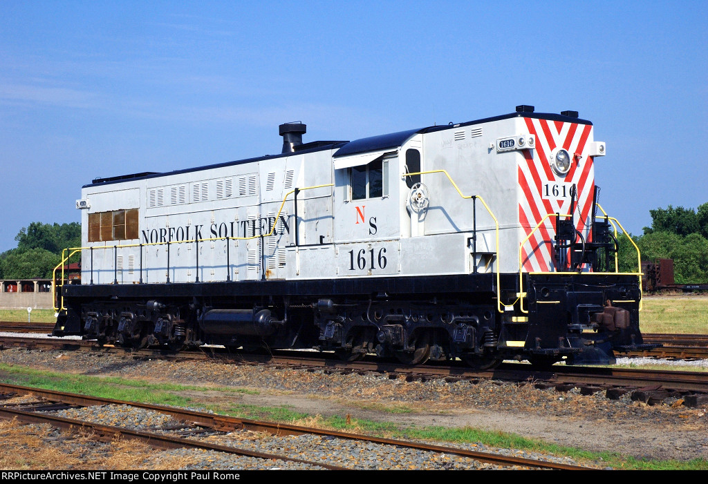 NS 1616, Baldwin AS416, on display at NC Transportation Museum